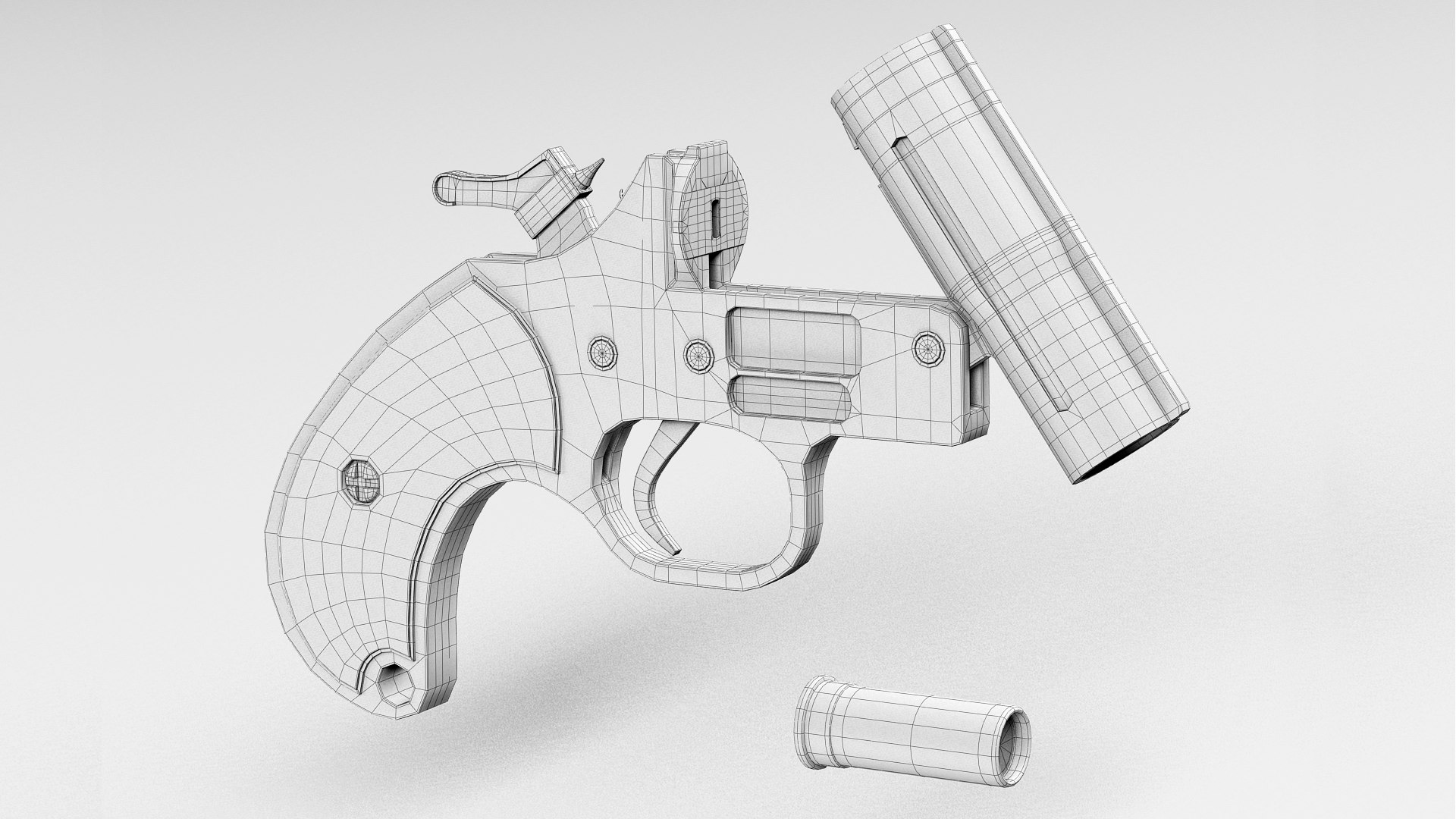 3D Flare Gun Model - TurboSquid 1799086