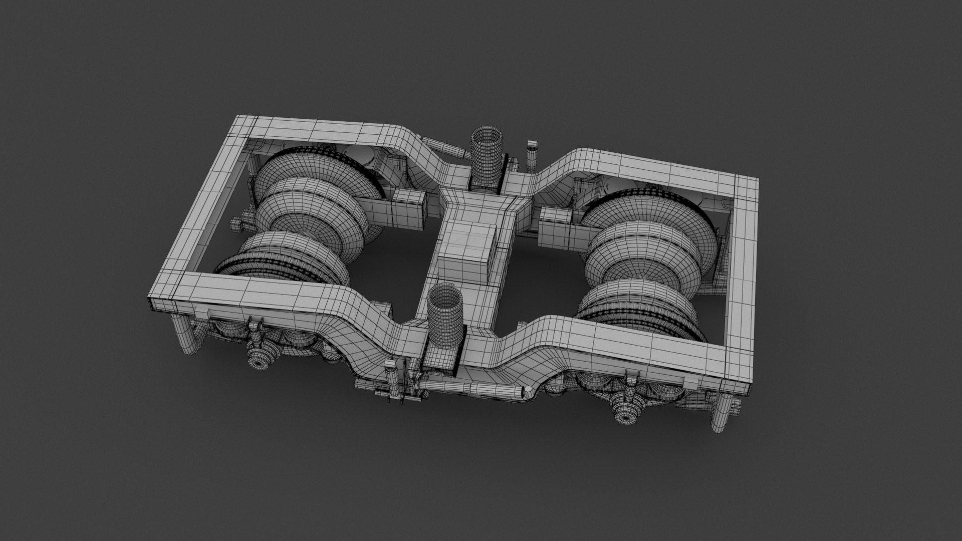 3D model Train Wheel Bogie - TurboSquid 2176877