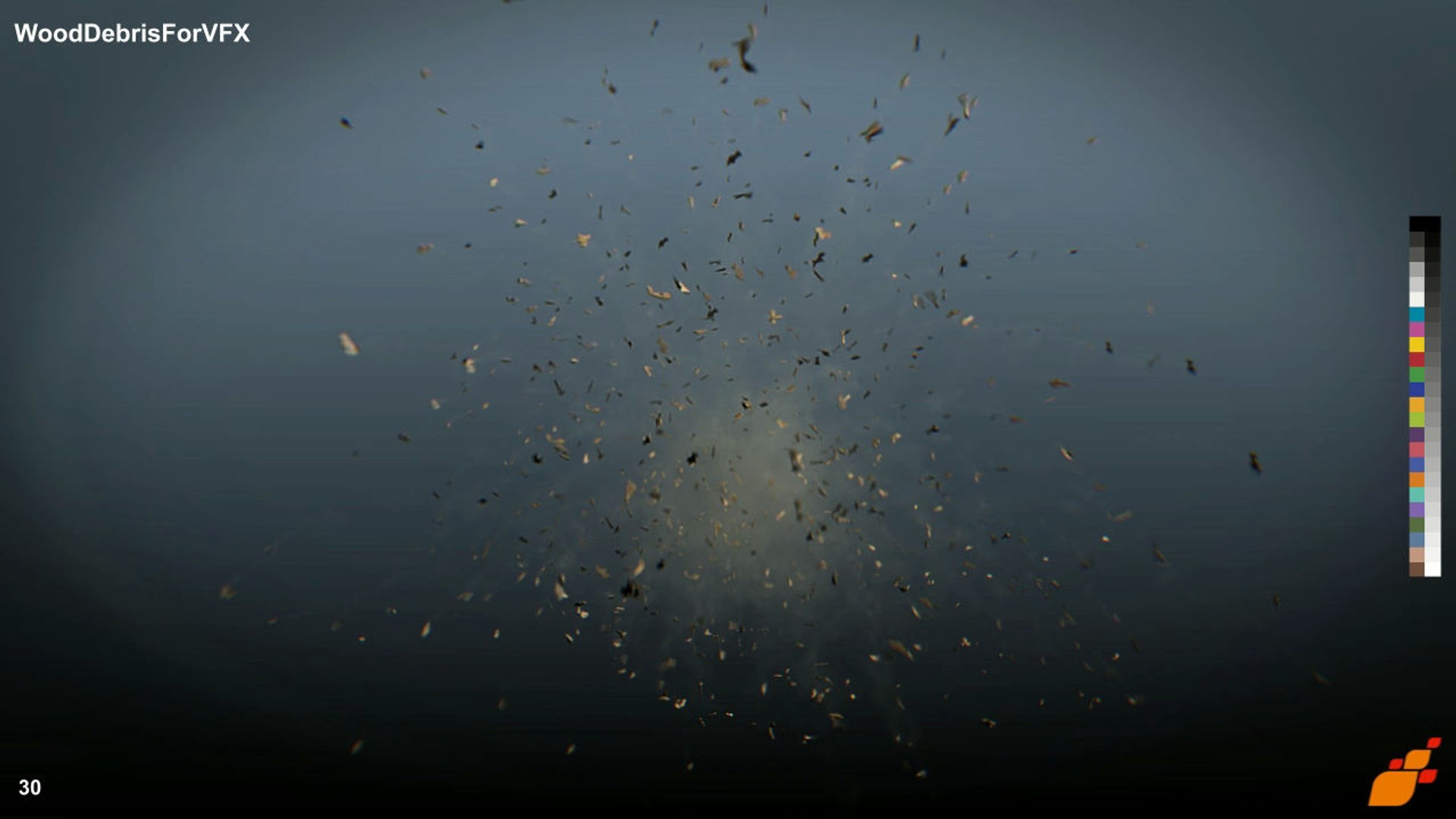 3d Model Vfx Wood Debris