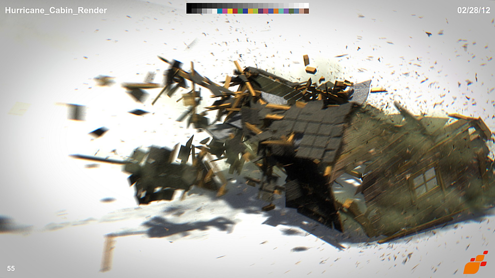 3d Model Vfx Wood Debris