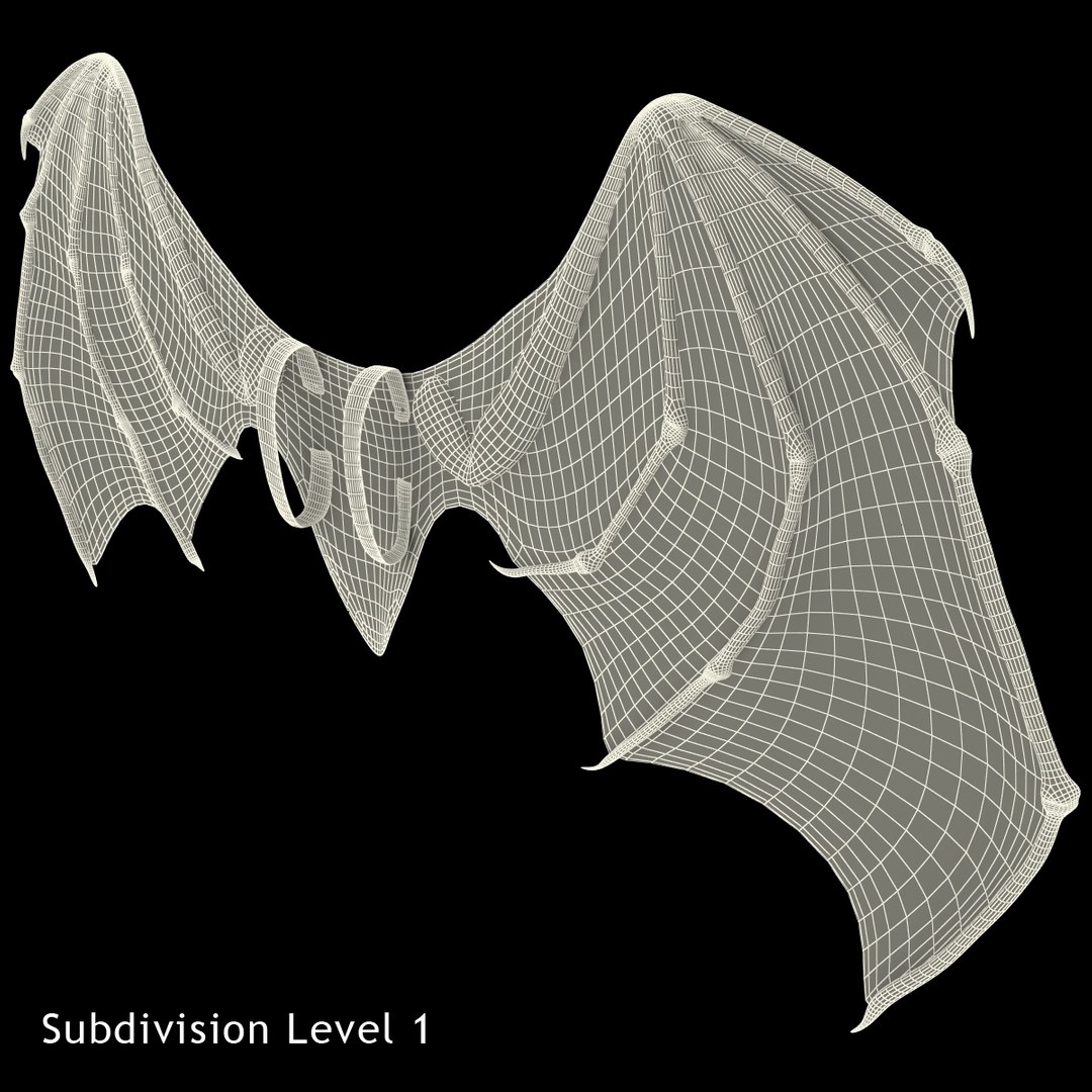 Obj Costume Bat Wings