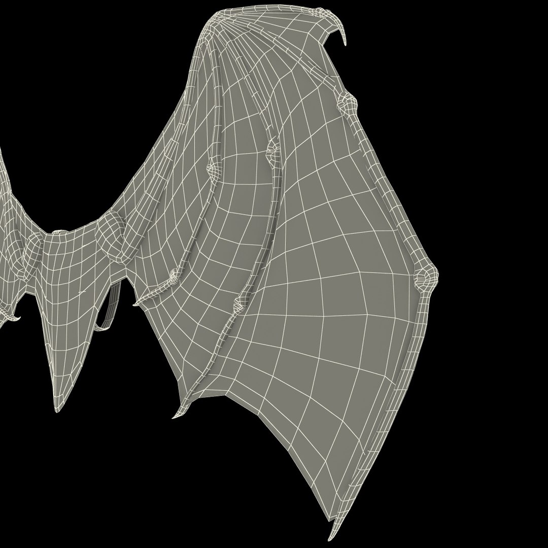 Obj Costume Bat Wings