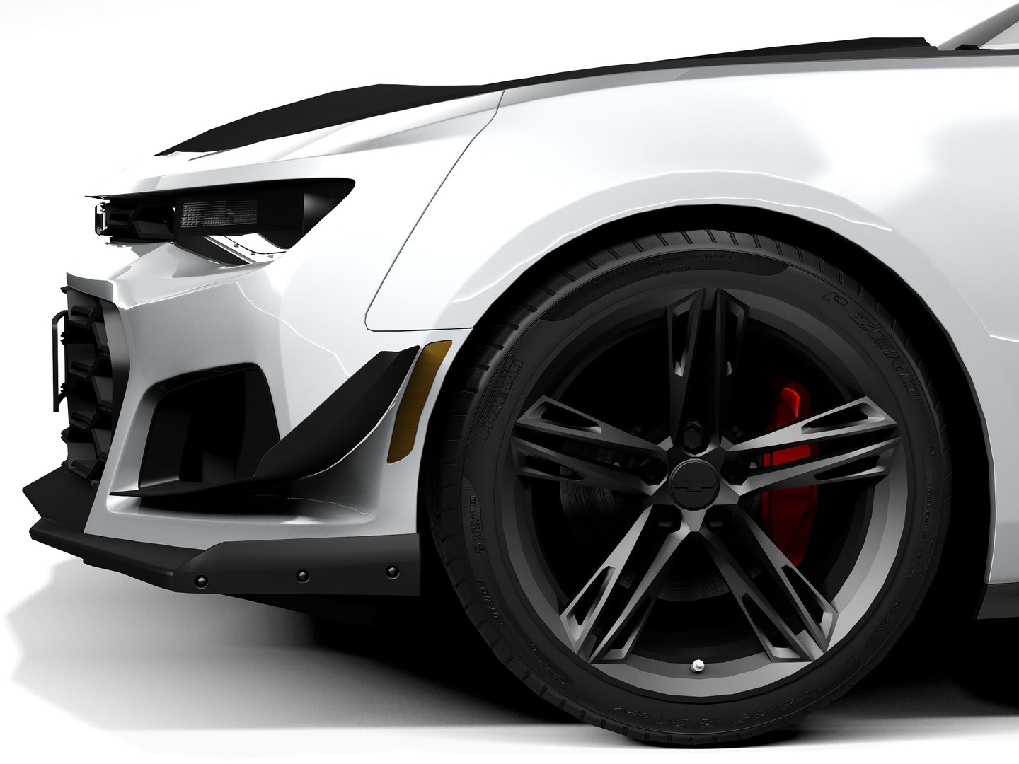 Chevrolet Camaro ZL1 1LE 2018 LowPoly 3D - TurboSquid 2216500