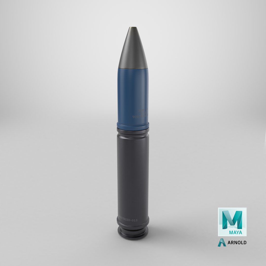 3D Bullet 30x113(1) - TurboSquid 2351042