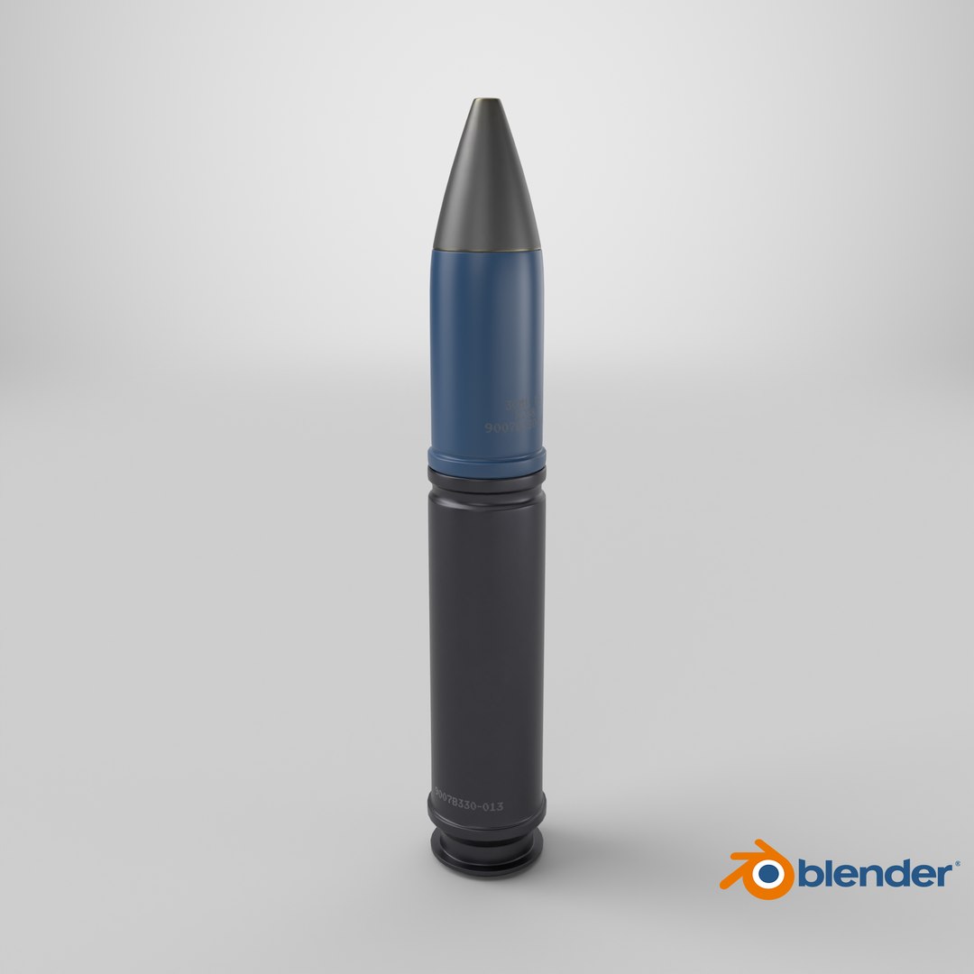 3D Bullet 30x113(1) - TurboSquid 2351042