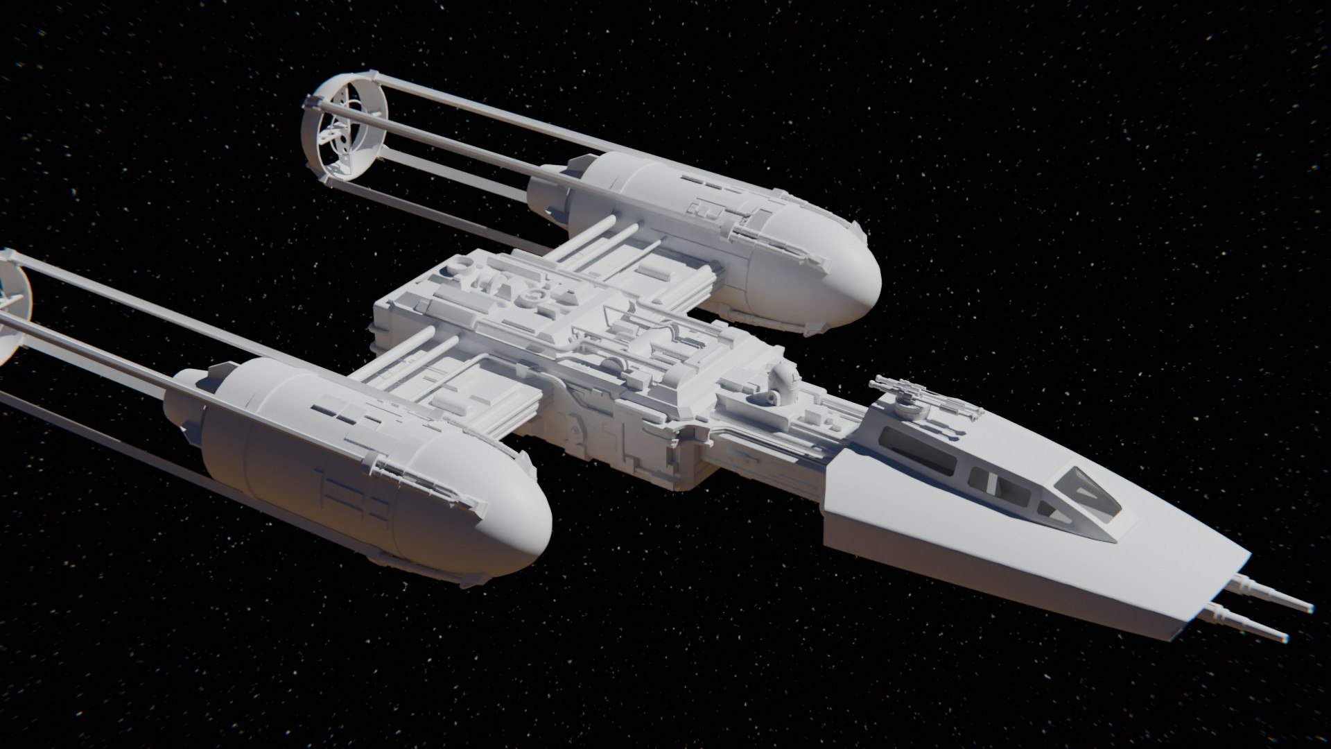 3D Star Wars Y-Wing Model - TurboSquid 2330369