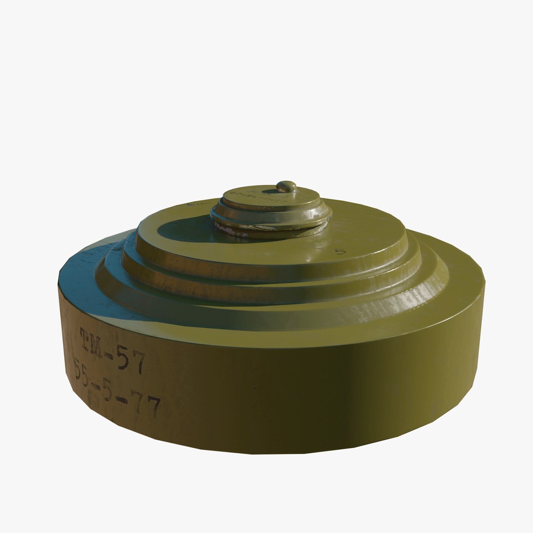 Mine TM-57 3D - TurboSquid 2085529