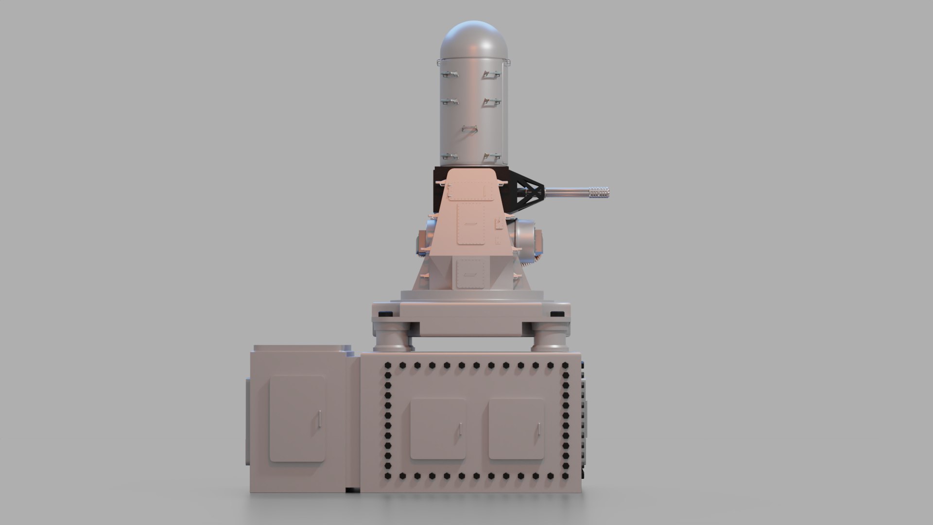 CIWS Mark 15 Phalanx Anti Missile Weapon System 3D Model - TurboSquid ...