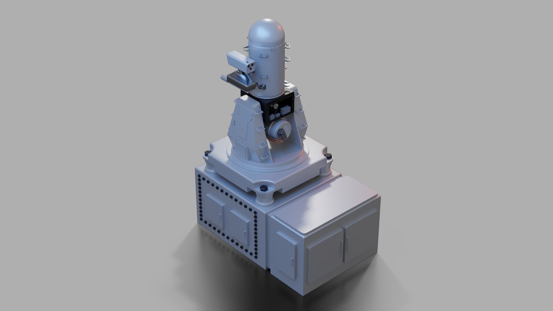 CIWS Mark 15 Phalanx Anti Missile Weapon System 3D Model - TurboSquid ...