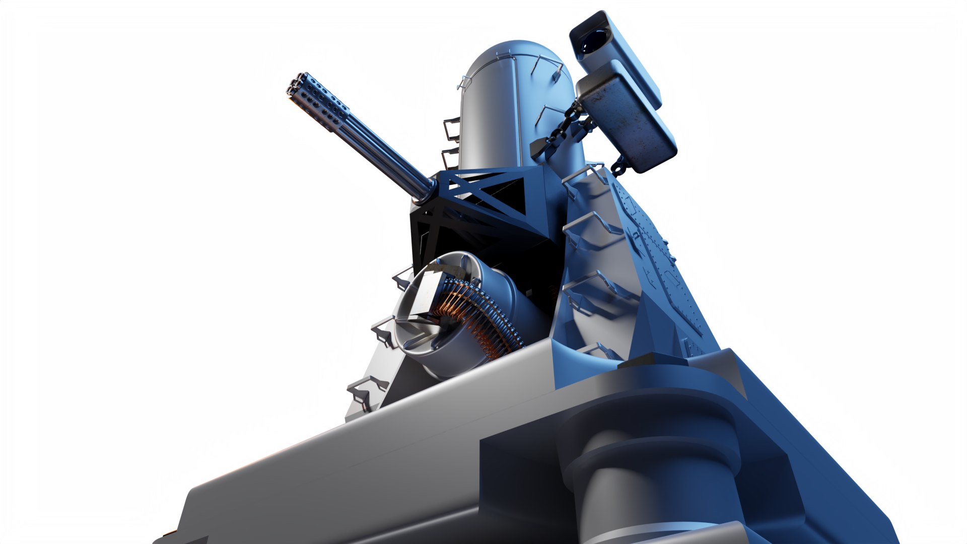 CIWS Mark 15 Phalanx Anti Missile Weapon System 3D Model - TurboSquid ...