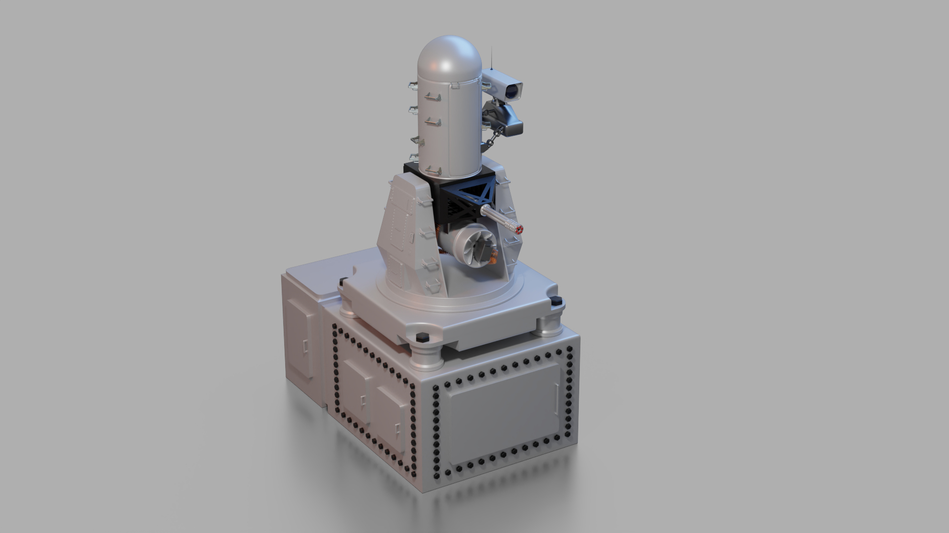 CIWS Mark 15 Phalanx Anti Missile Weapon System 3D Model - TurboSquid ...