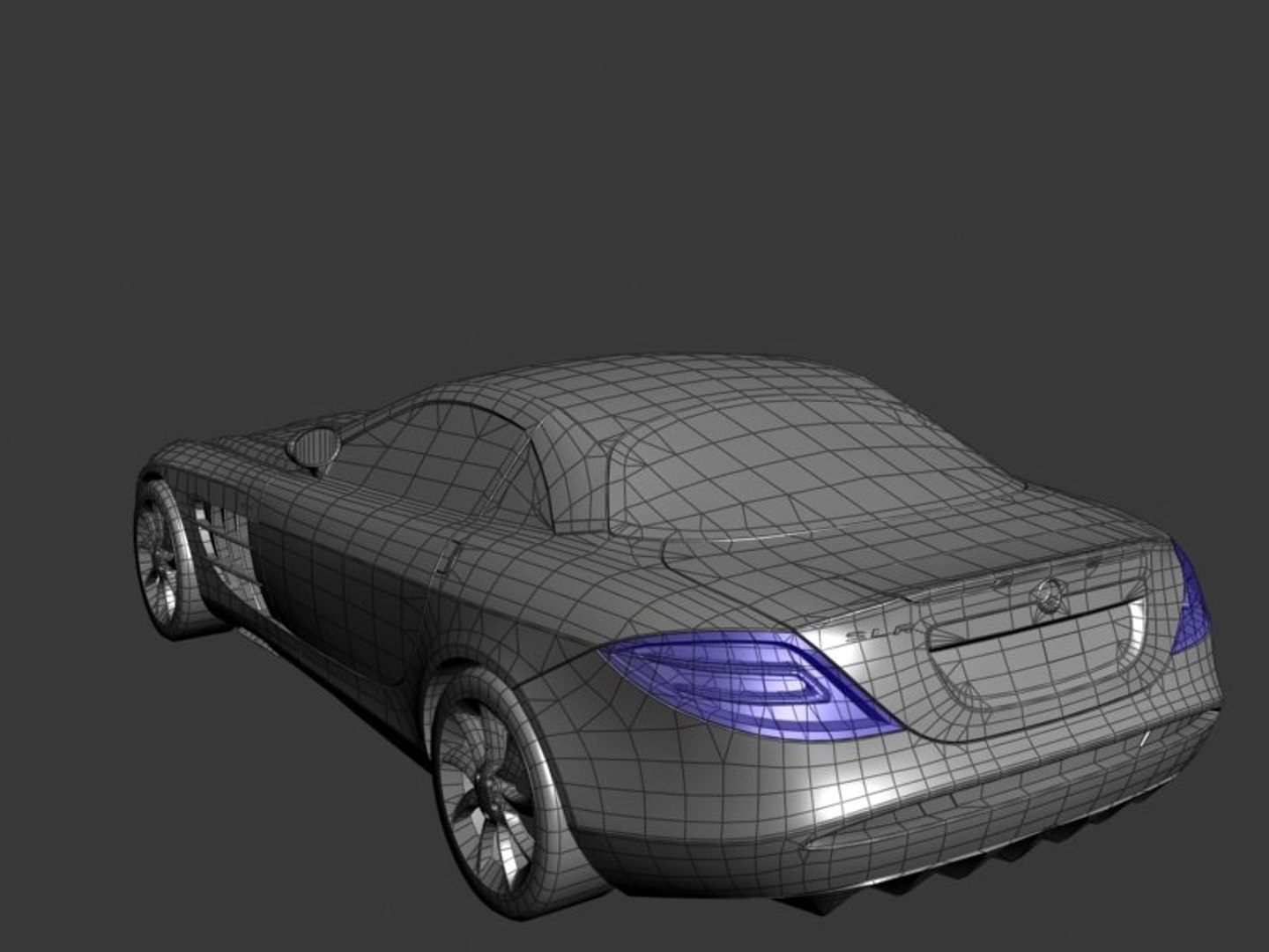 3d Mercedes Benz Roadster Model