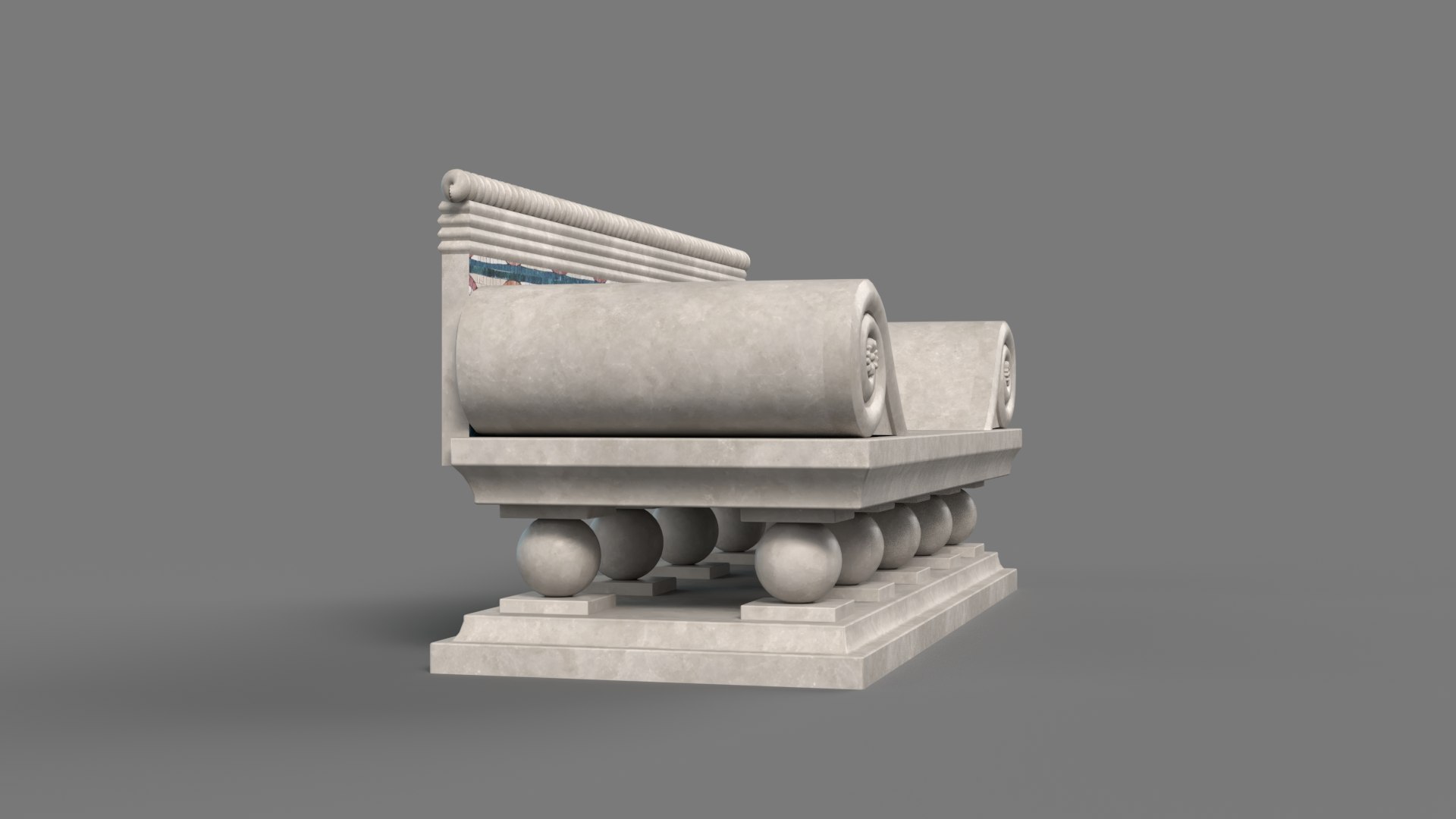 Stone Bench 3D Model - TurboSquid 2387959