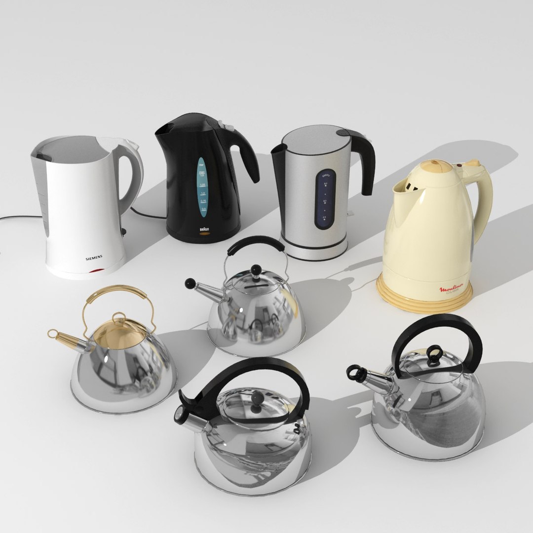 3ds max kettles