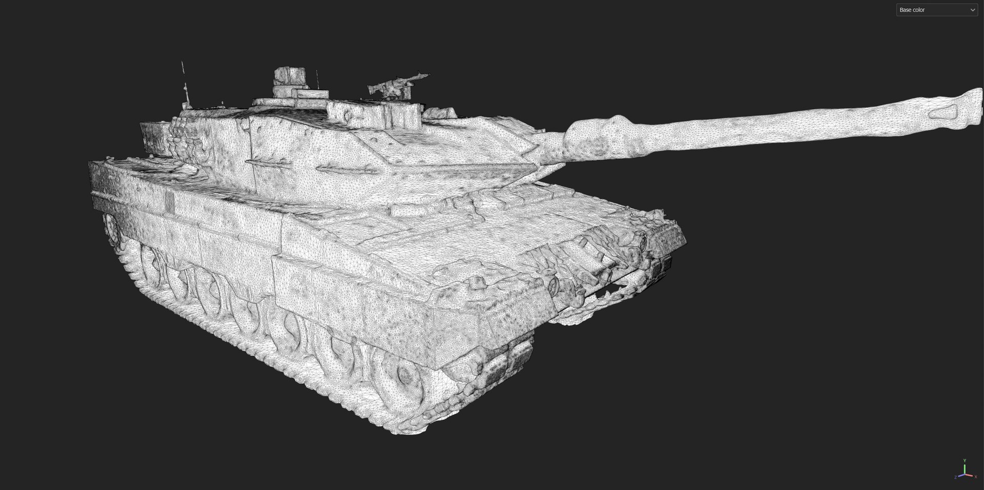 Leopard 2a5 3d HQ Scan 3D Model - TurboSquid 2269261