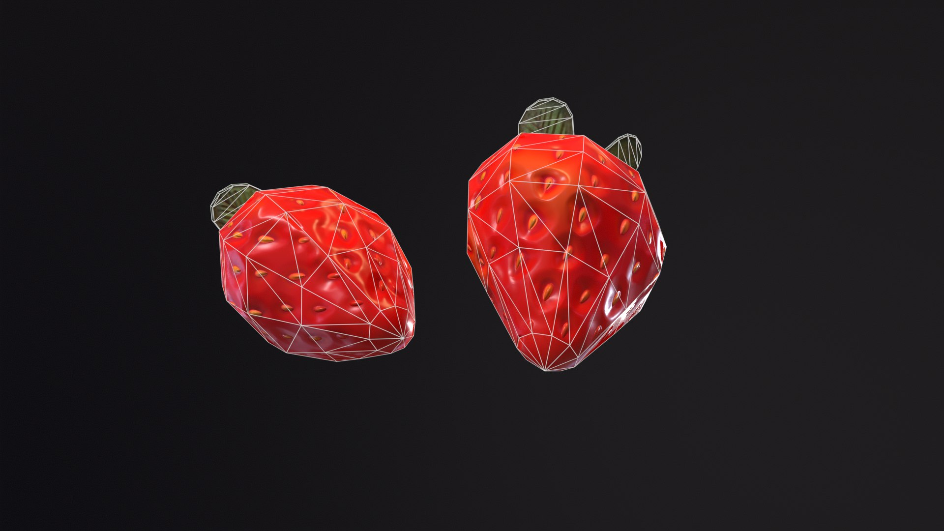Strawberry 3D Model - TurboSquid 2231835