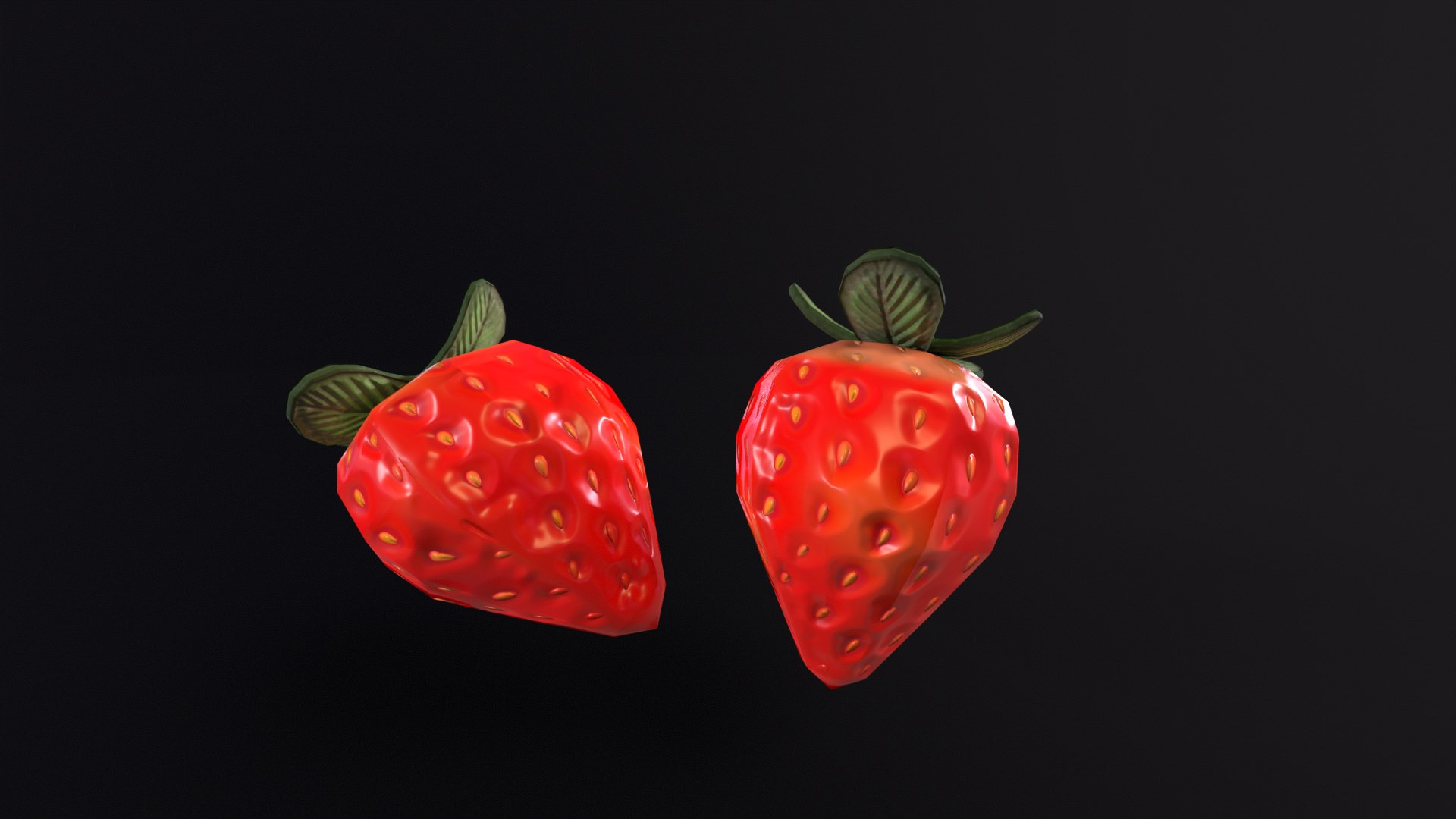 Strawberry 3D Model - TurboSquid 2231835