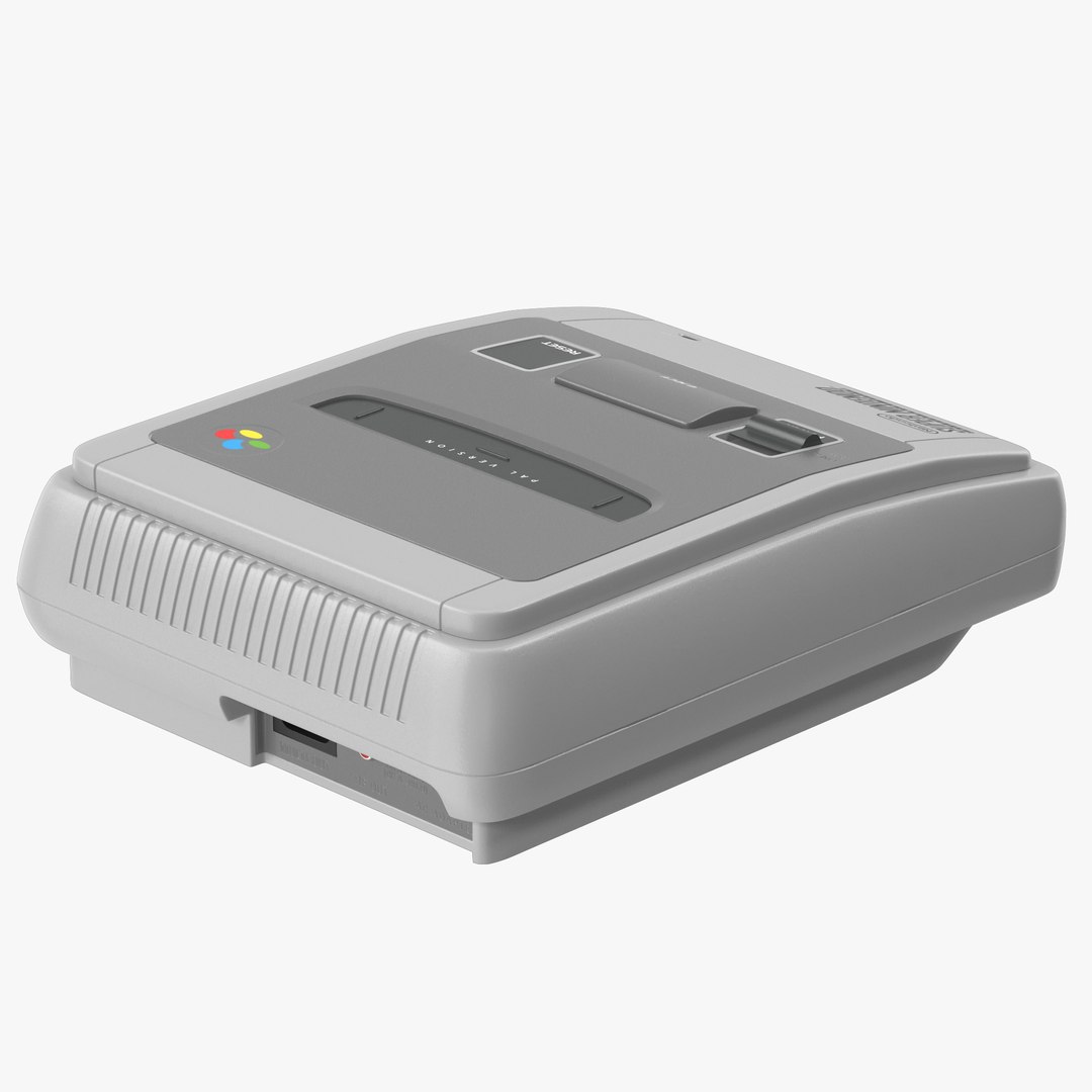 Super nintendo 3D model - TurboSquid 1594493