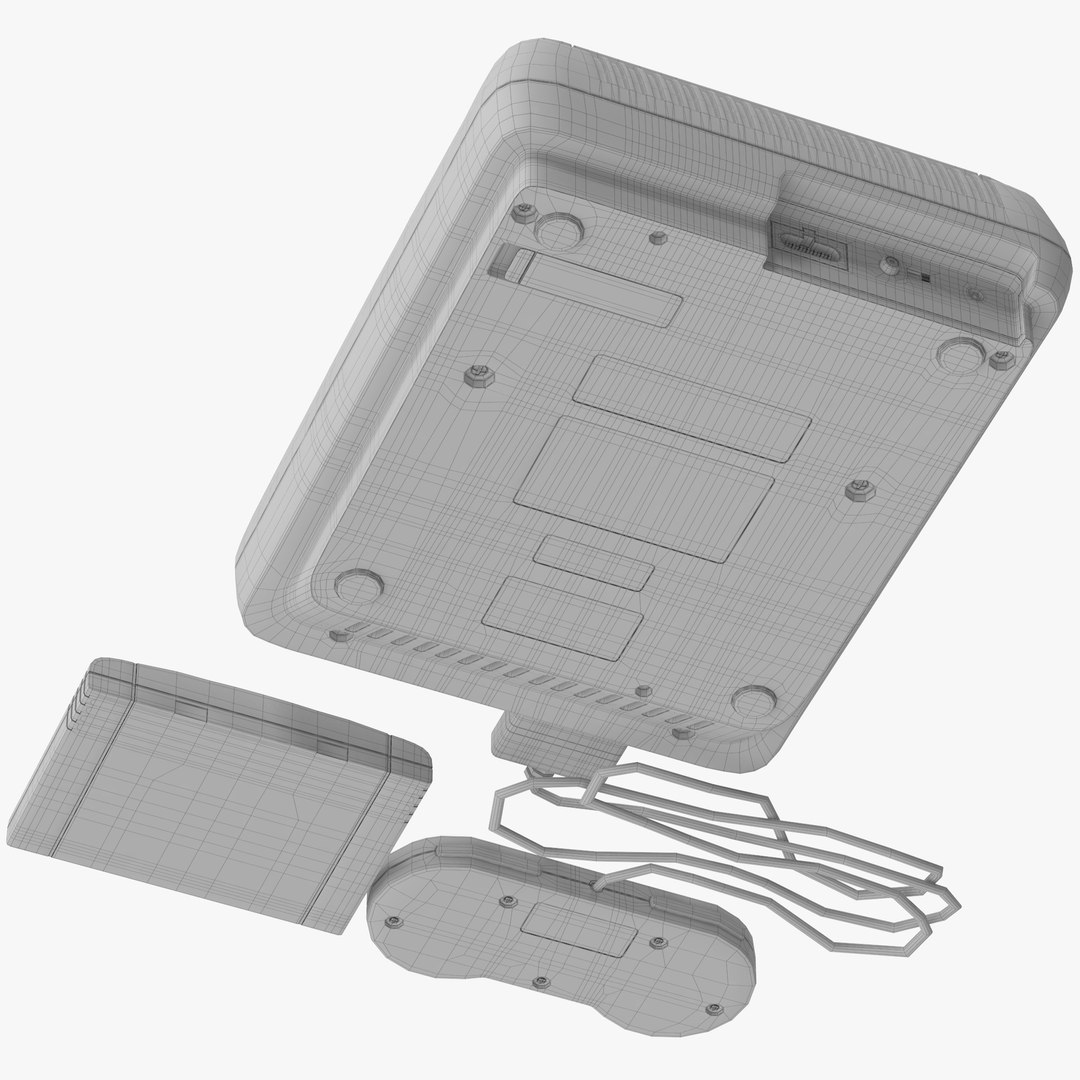 Super nintendo 3D model - TurboSquid 1594493