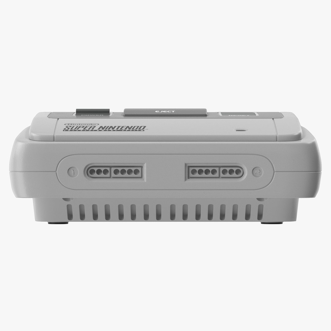 Super Nintendo 3D Model - TurboSquid 1594493