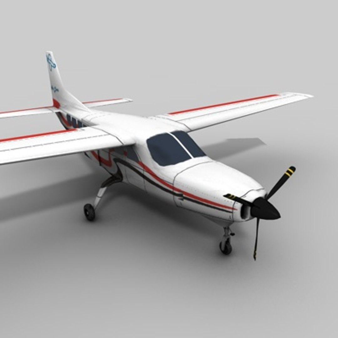 Avião 3d Obj