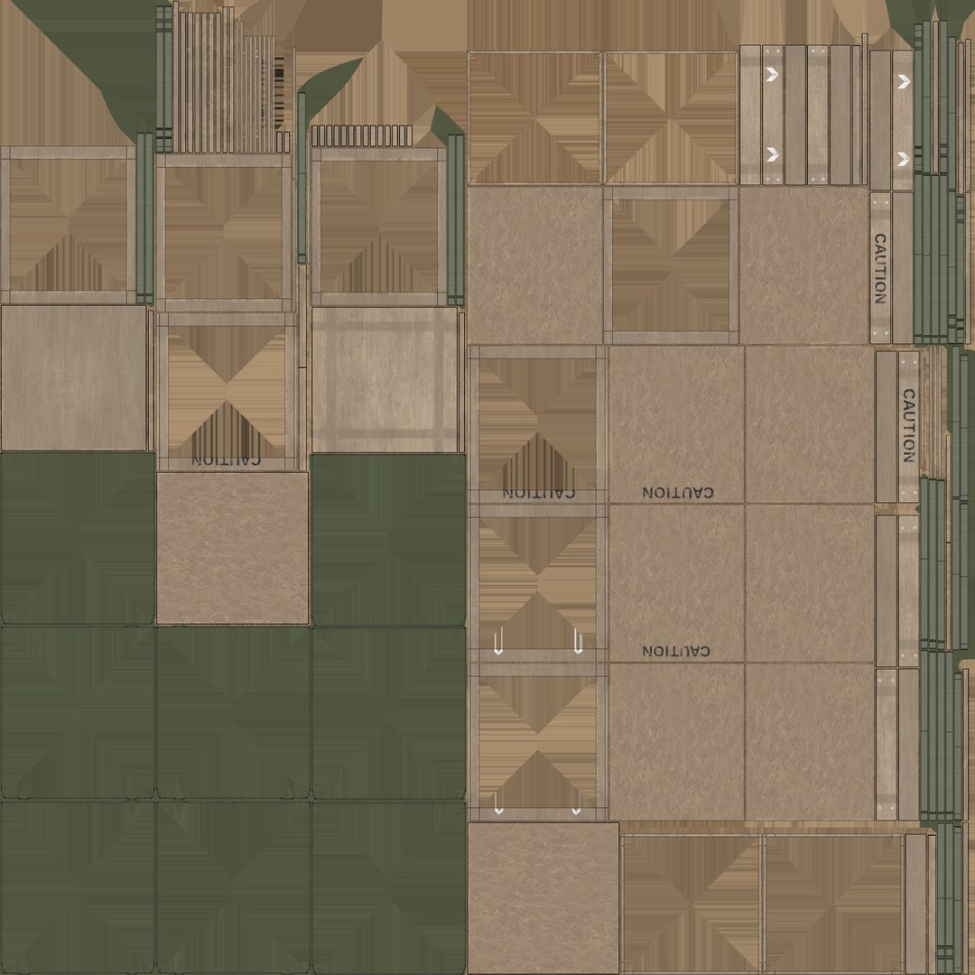 Military Cargo Box - Low Poly Game Ready 3D - TurboSquid 2391314