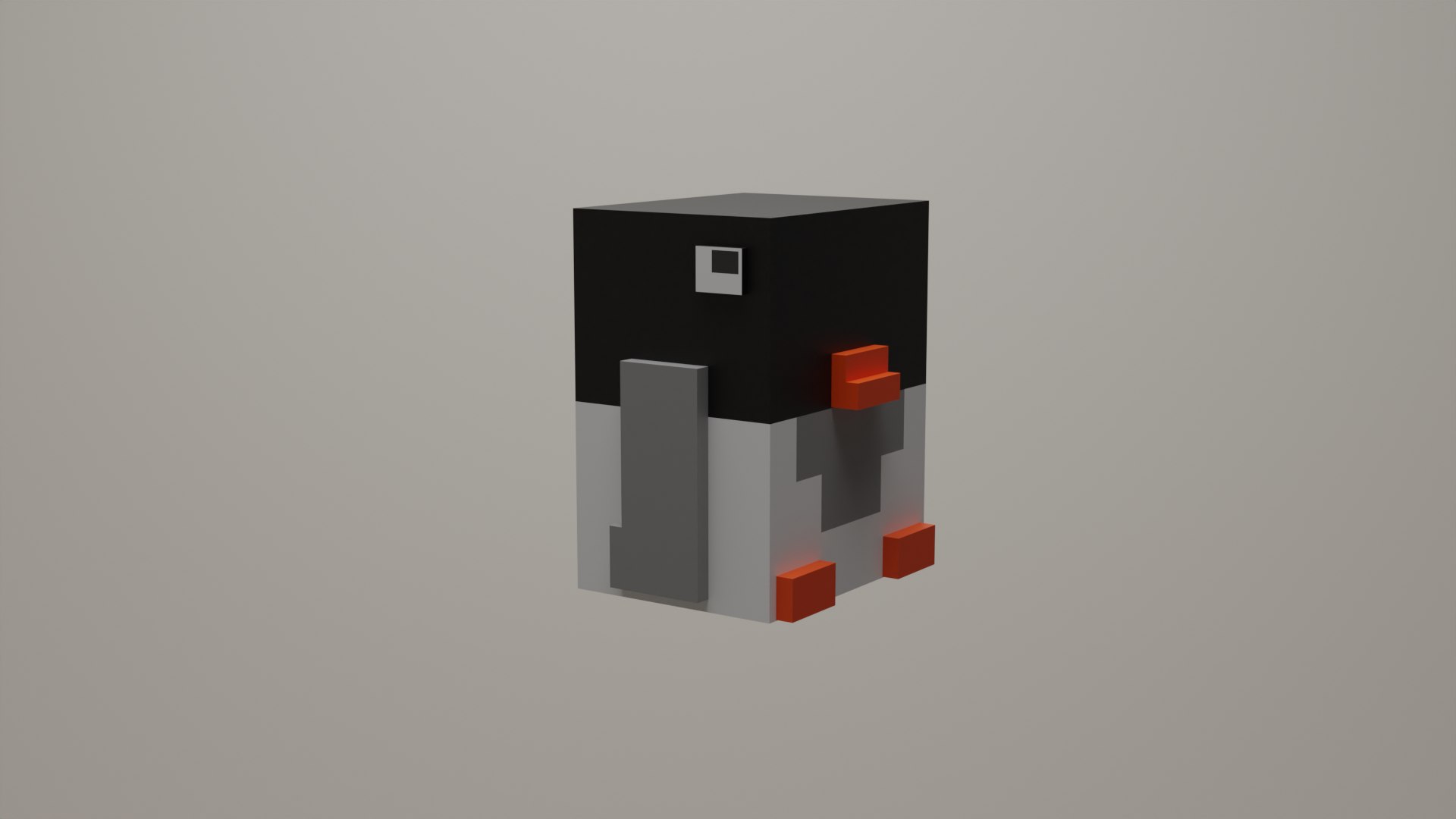 Voxel Low Polly Animal Penguin Model - TurboSquid 2181940