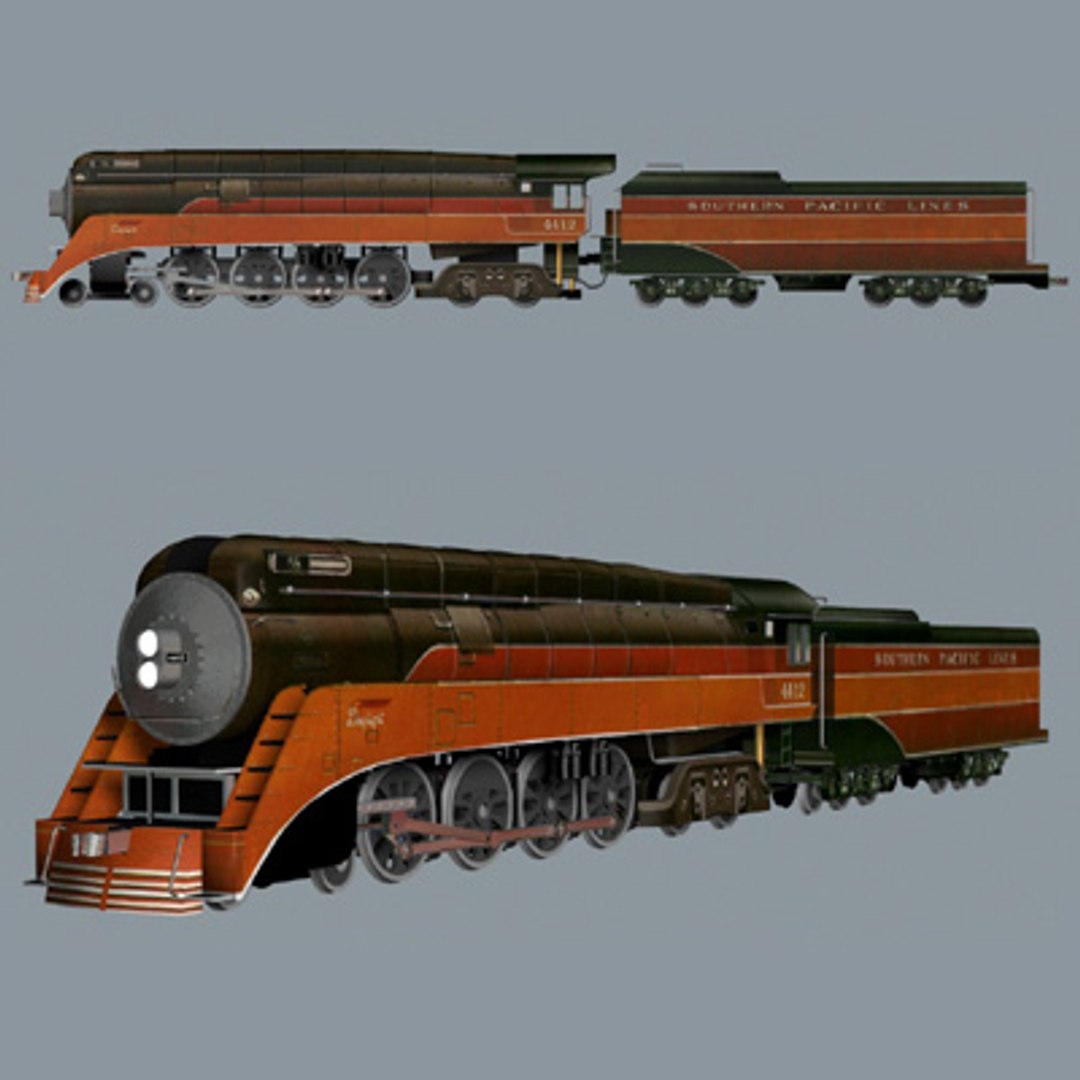 3d Model Of Train Engine