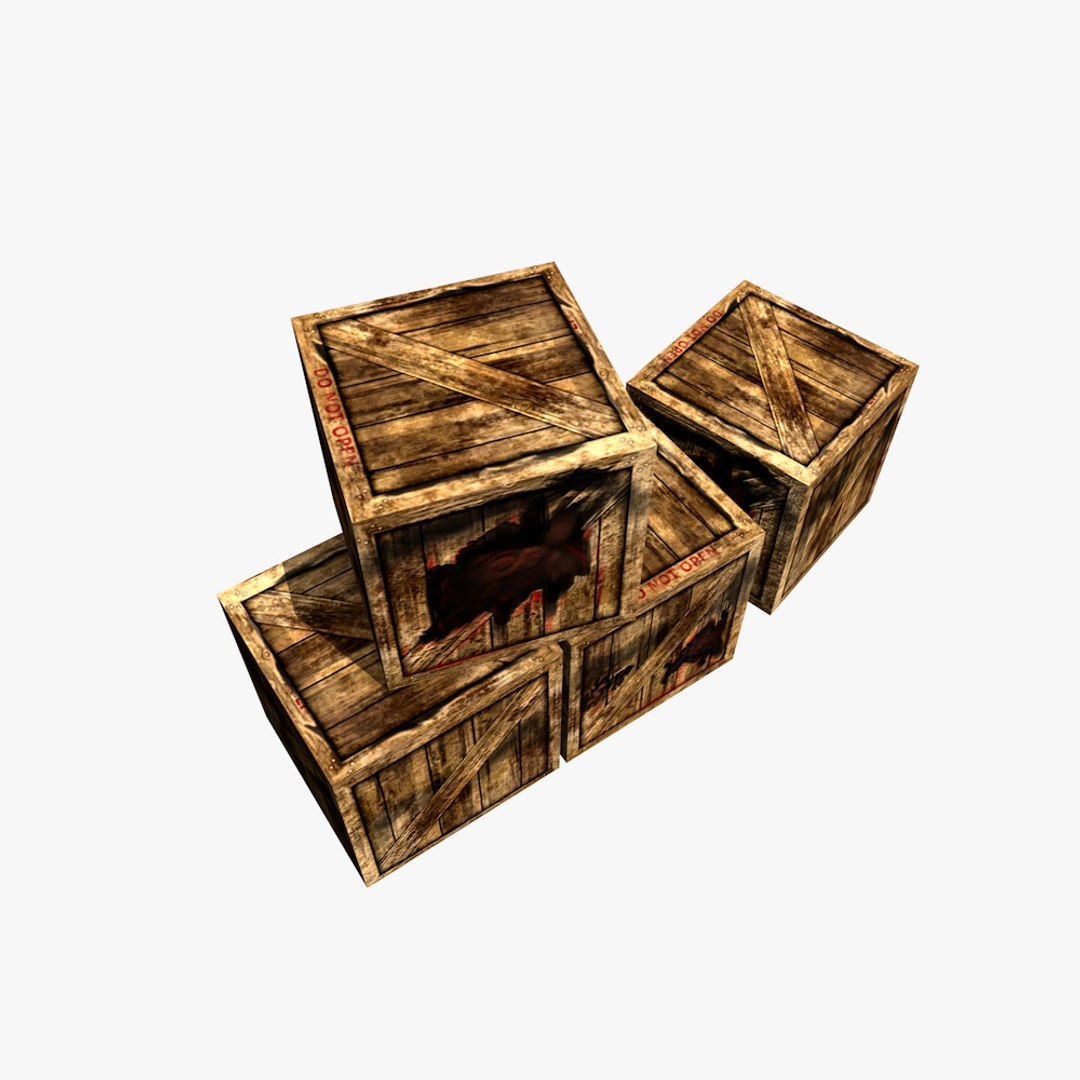 Bloody Broken Box 3d C4d