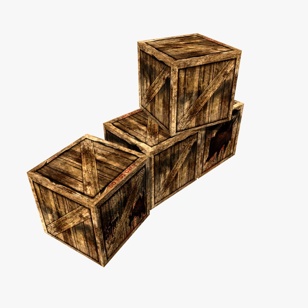 Bloody Broken Box 3d C4d