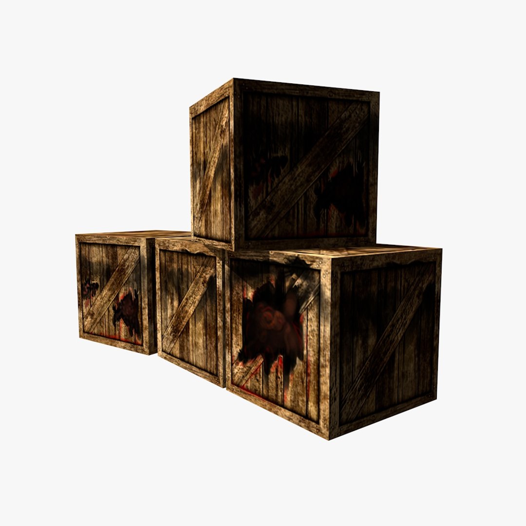 Bloody Broken Box 3d C4d