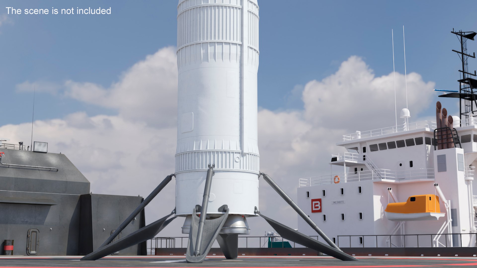 3D Next Generation Space Rocket Standing Pose For 3D Print - TurboSquid ...