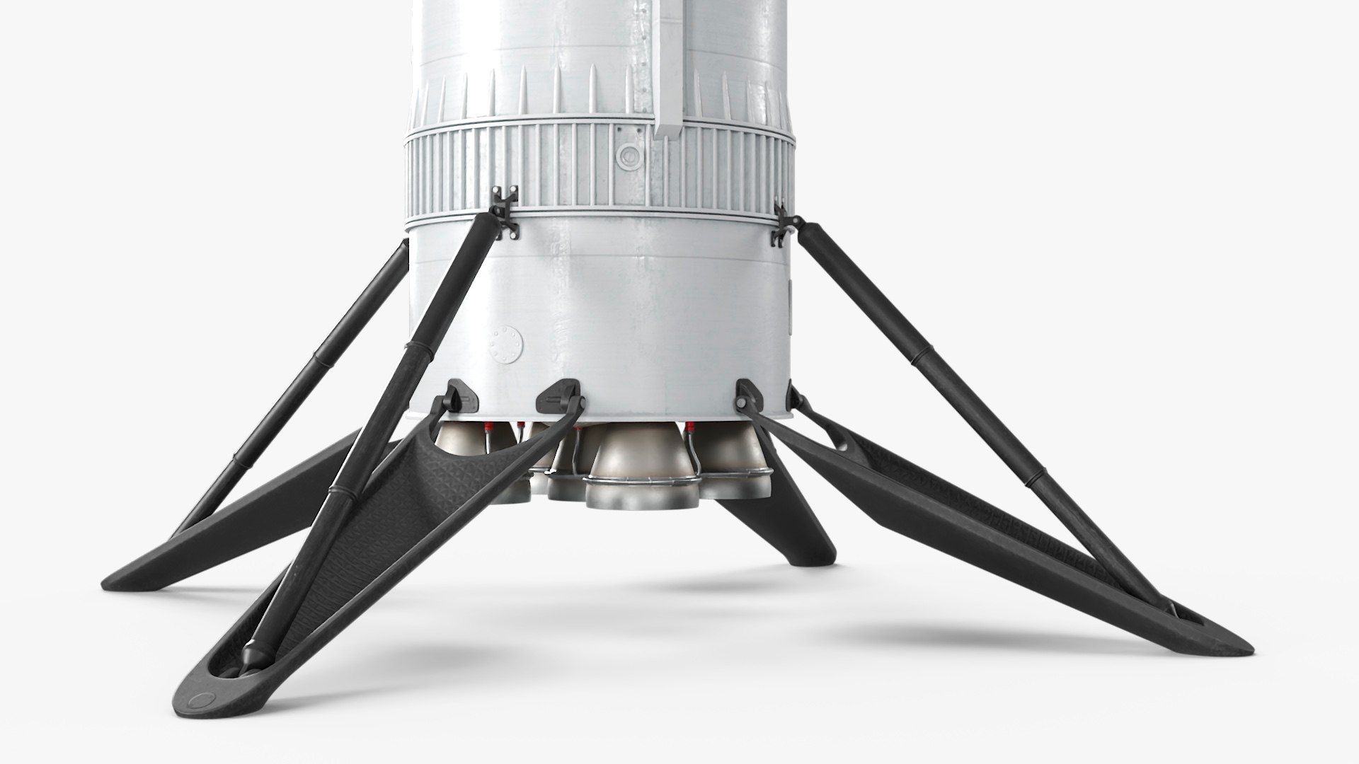 3D Next Generation Space Rocket Standing Pose For 3D Print - TurboSquid ...