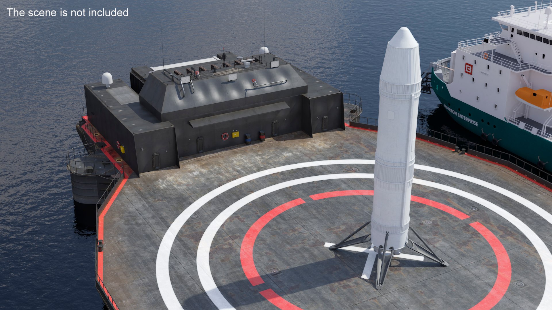 3D Next Generation Space Rocket Standing Pose For 3D Print - TurboSquid 2349666