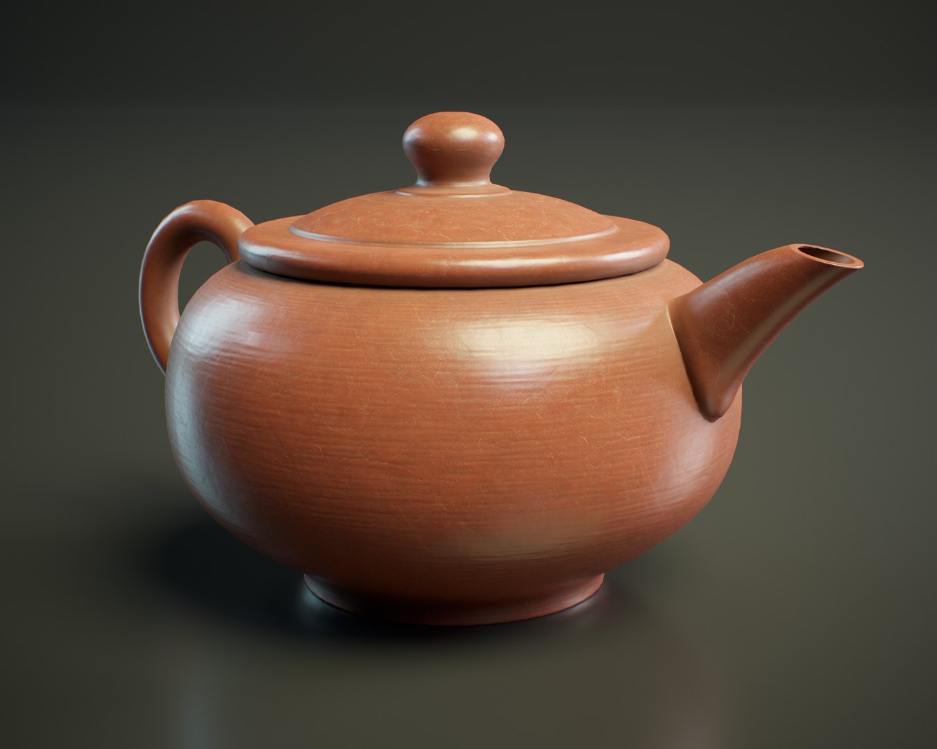 Chinese Clay Teapot PBR 3D Model - TurboSquid 2126790