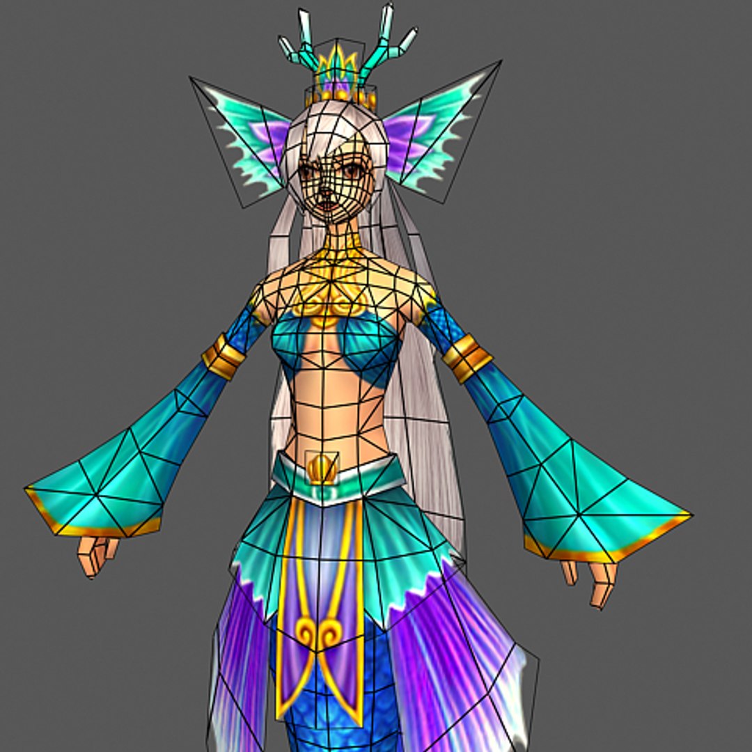 Mermaid Npc 3d Max