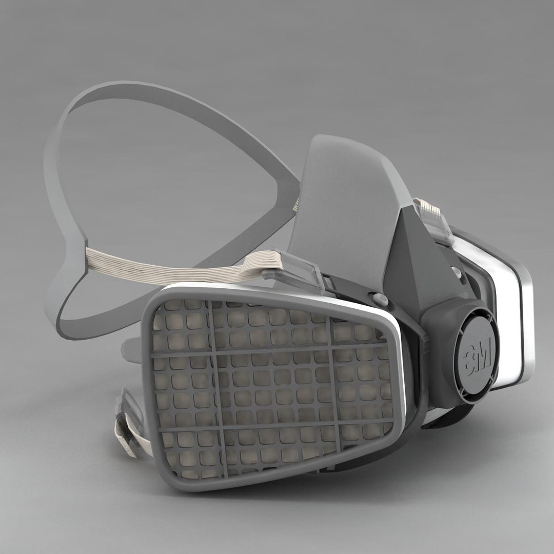 Half Gas Mask 3d Model