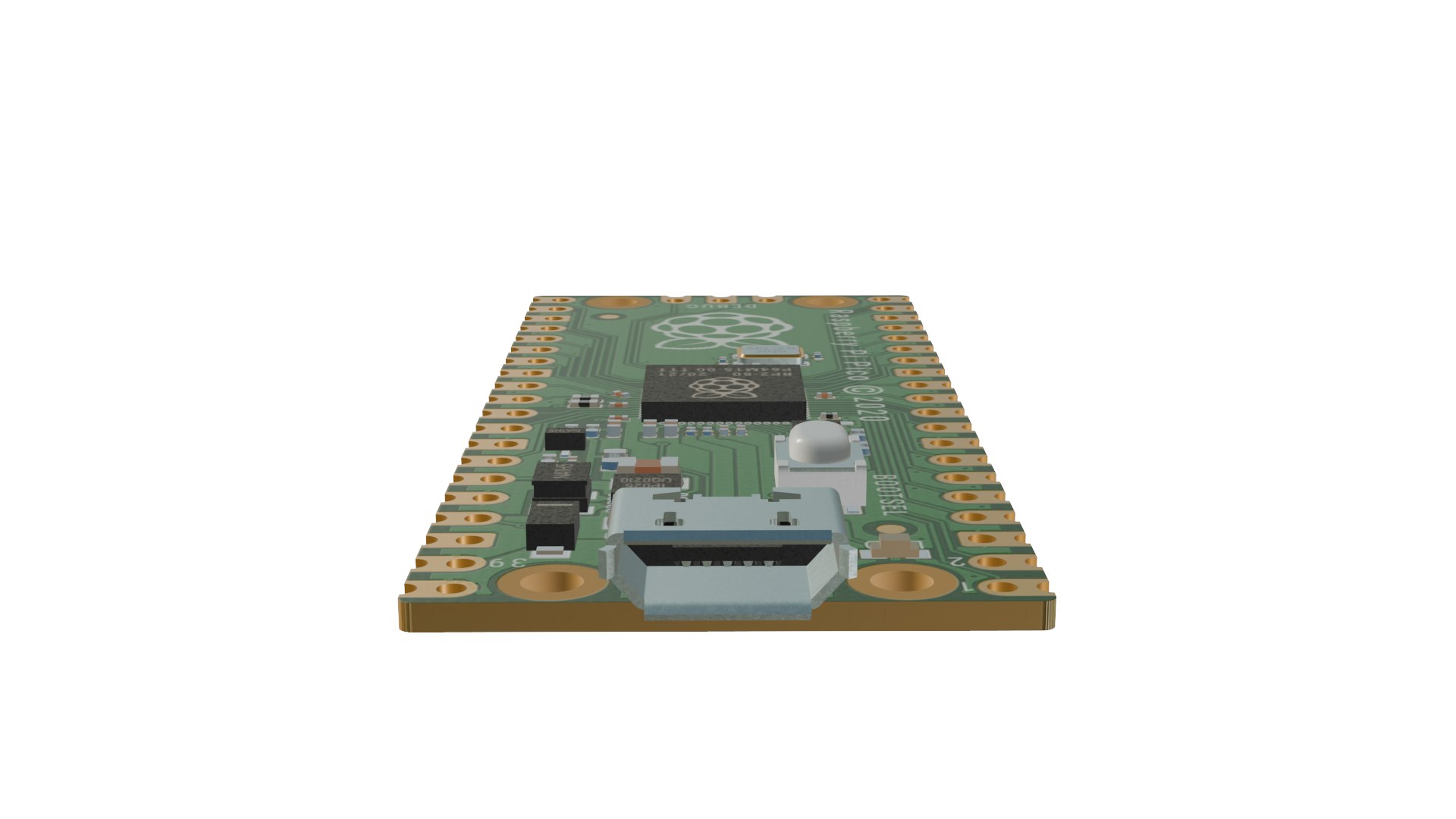 3D RASPBERRY PICO Model - TurboSquid 2339982