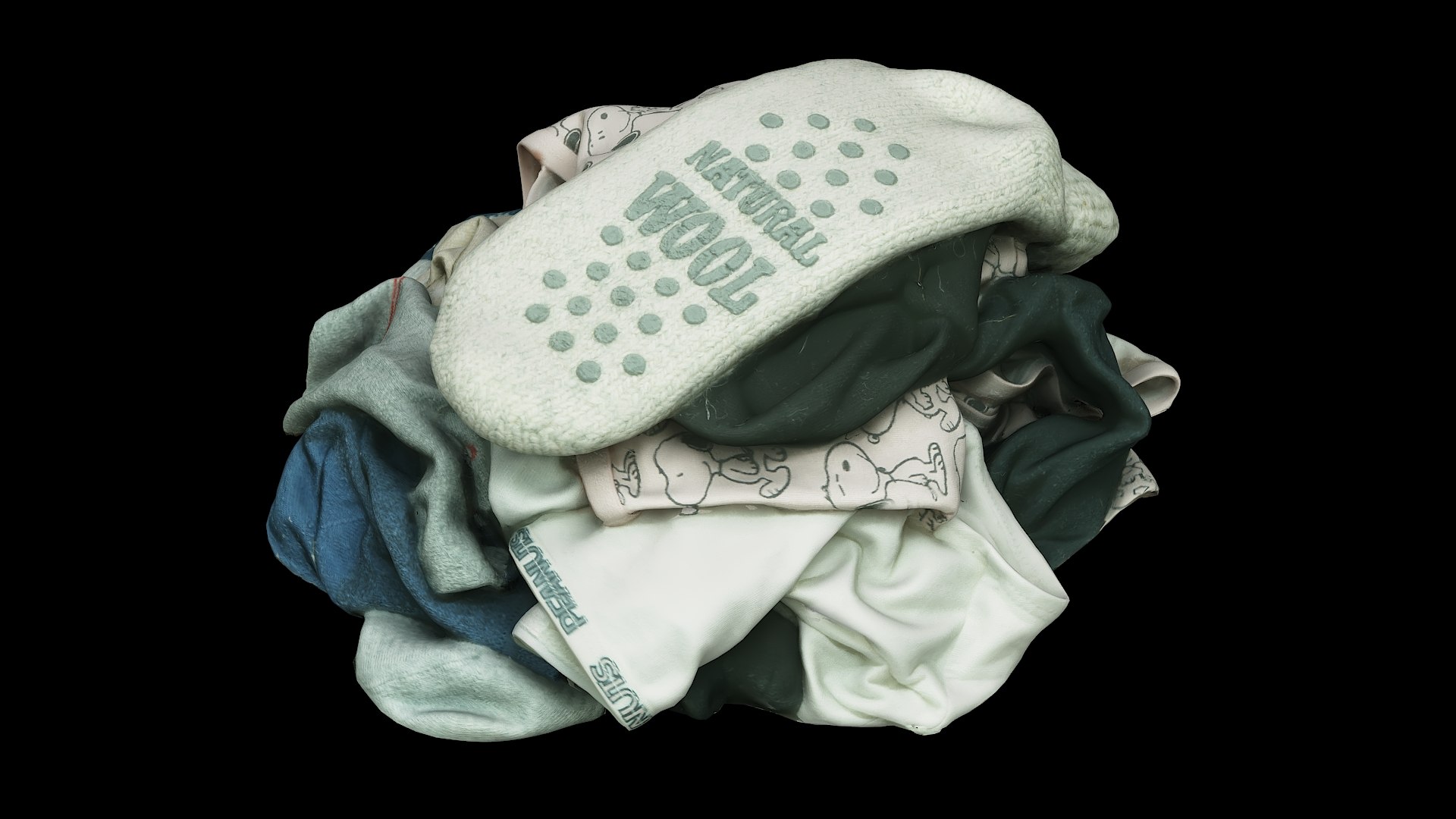 3D Clothes 322 Pile Socks Model - TurboSquid 2247825