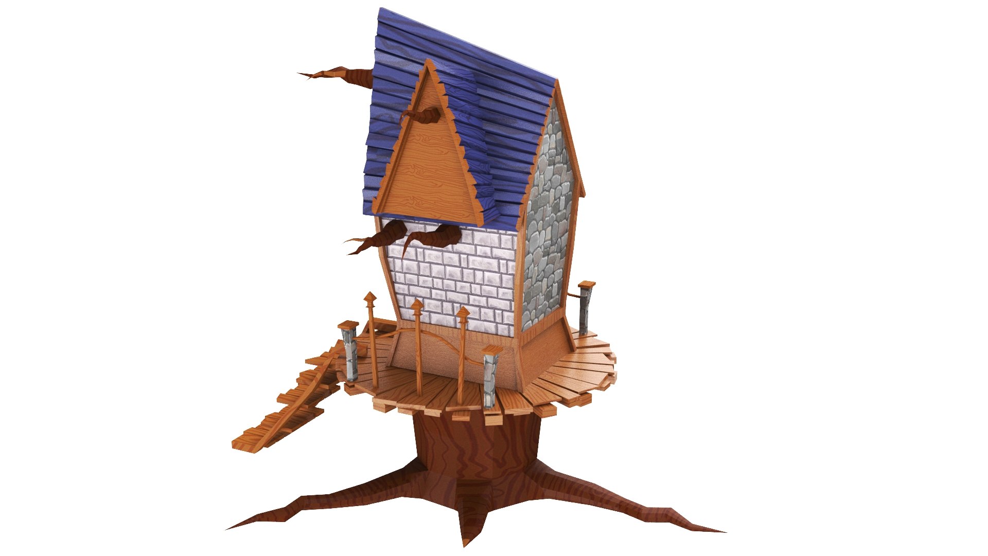 3D Real Cartoon House - TurboSquid 1446663