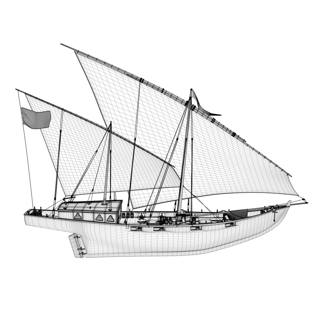 3d c4d dhow