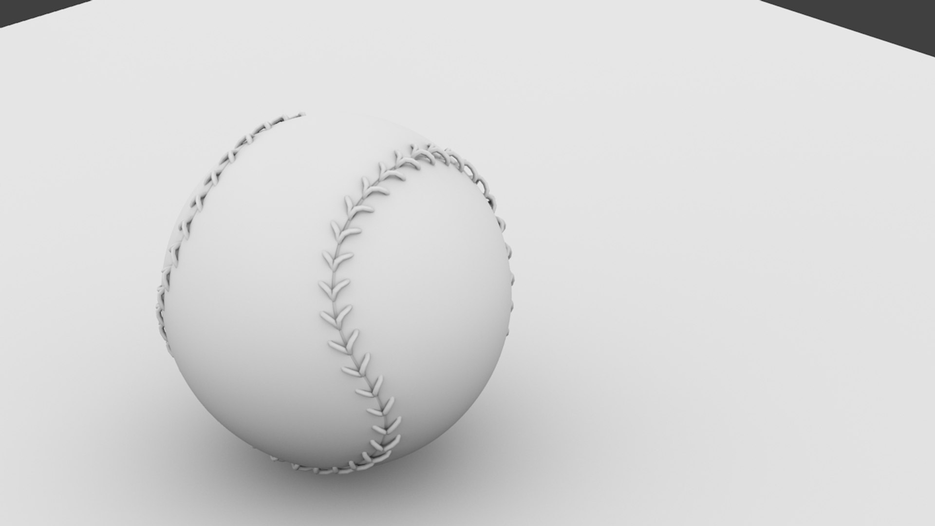 3d Model Baseball Ball