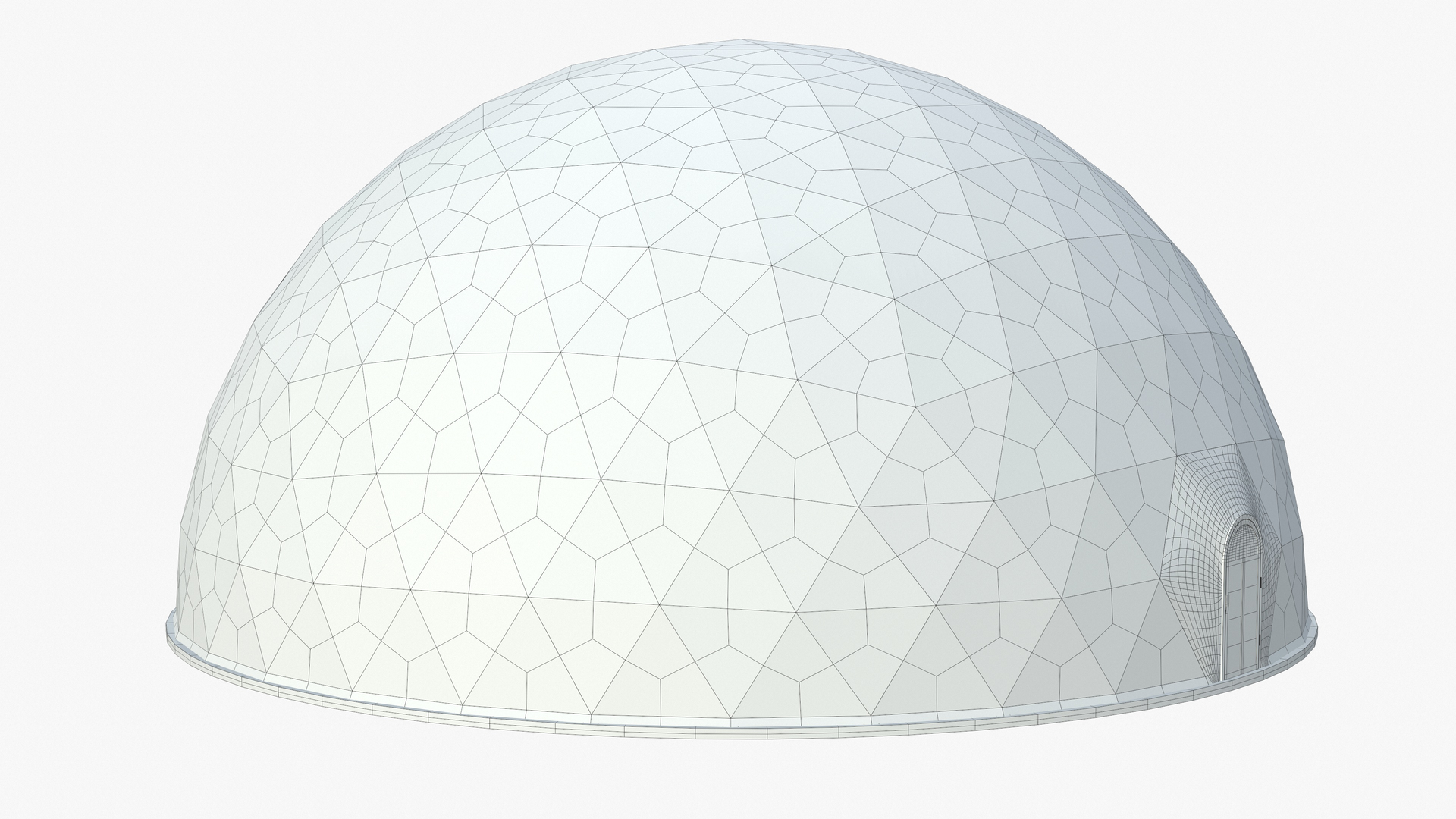 Geodesic Dome Glamping model - TurboSquid 1835598
