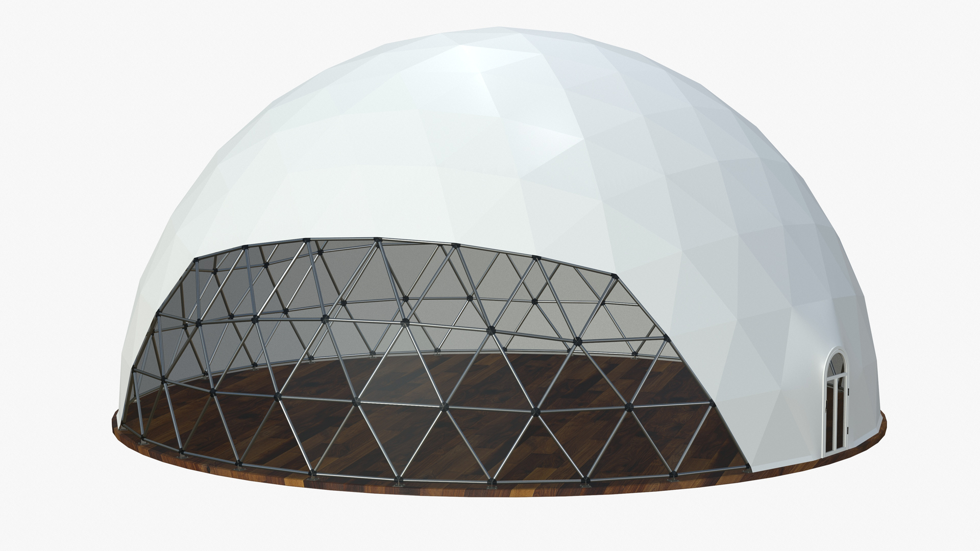 Geodesic Dome Glamping model - TurboSquid 1835598