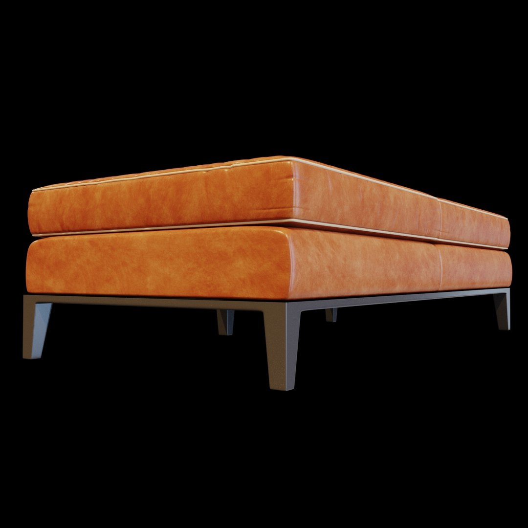 Baxter godard panca bench 3D model - TurboSquid 1383794