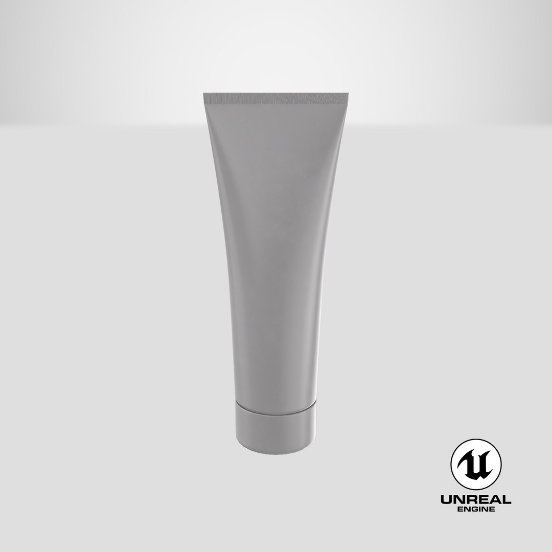 cream tube 3d model