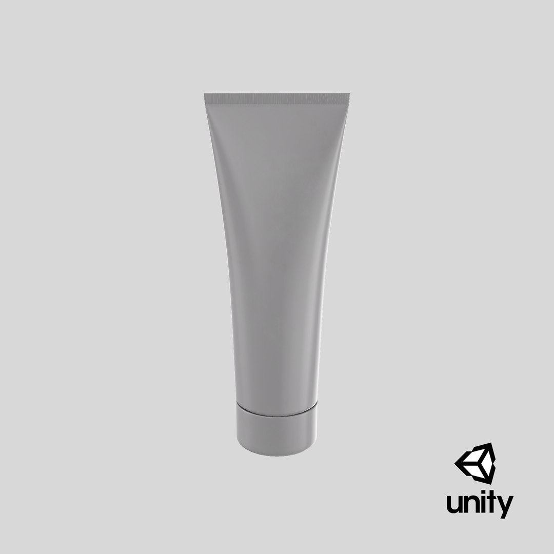 cream tube 3d model