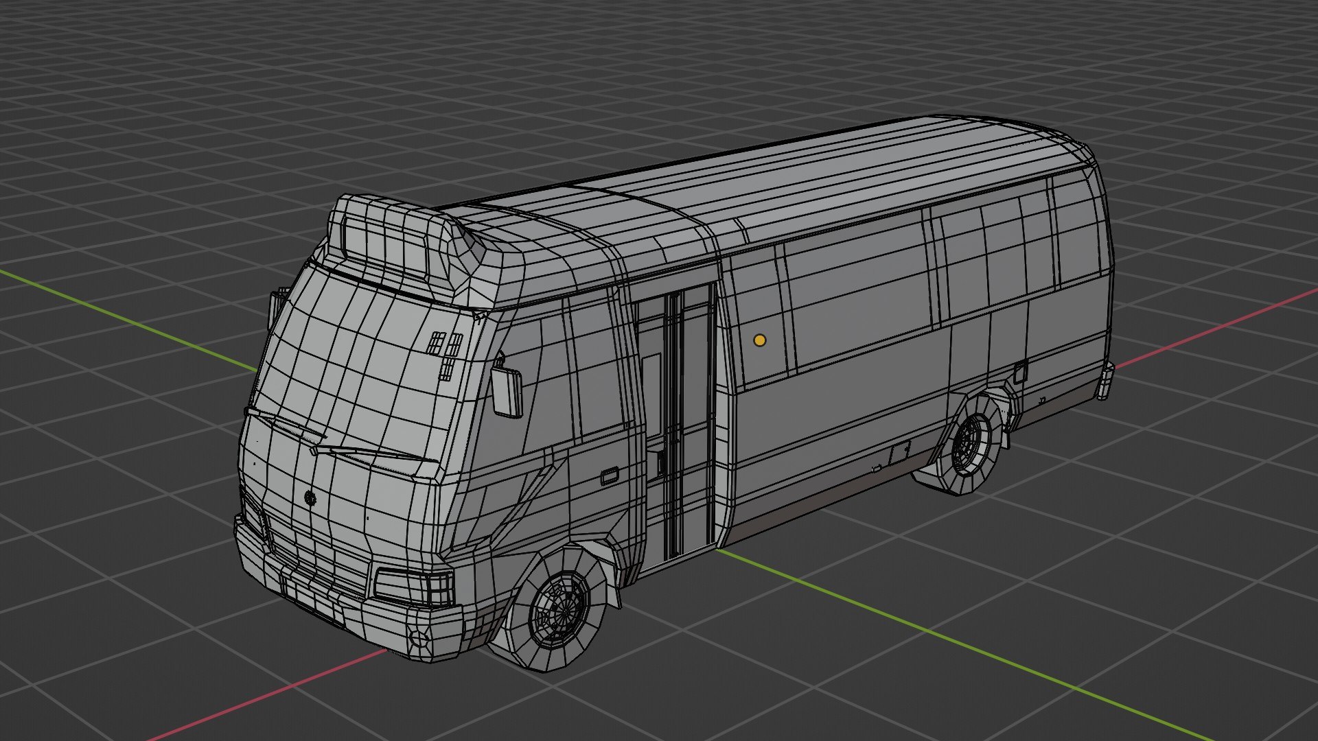 Hong Kong Green Mini Bus model - TurboSquid 2022429