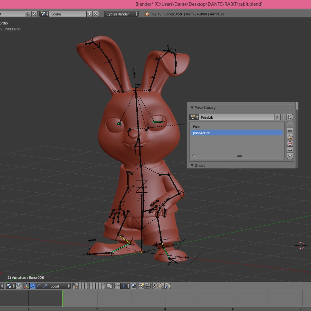 3D Rabbit Animation Characters - TurboSquid 1406223