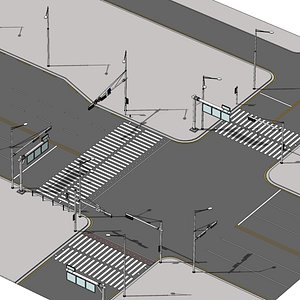 SketchUp Road Models | TurboSquid
